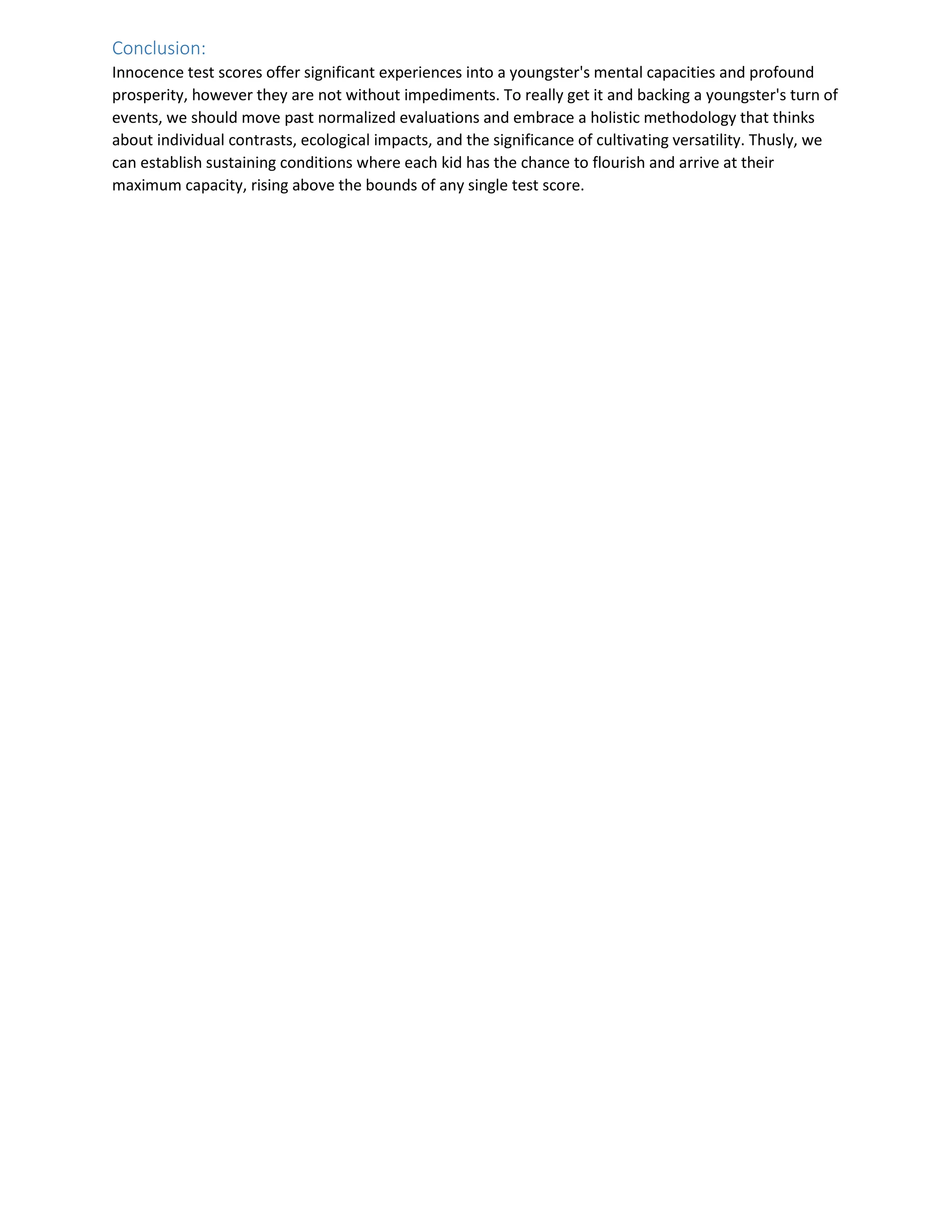 Revealing the Fact of the matter Are Innocence Test Scores a Genuine ...