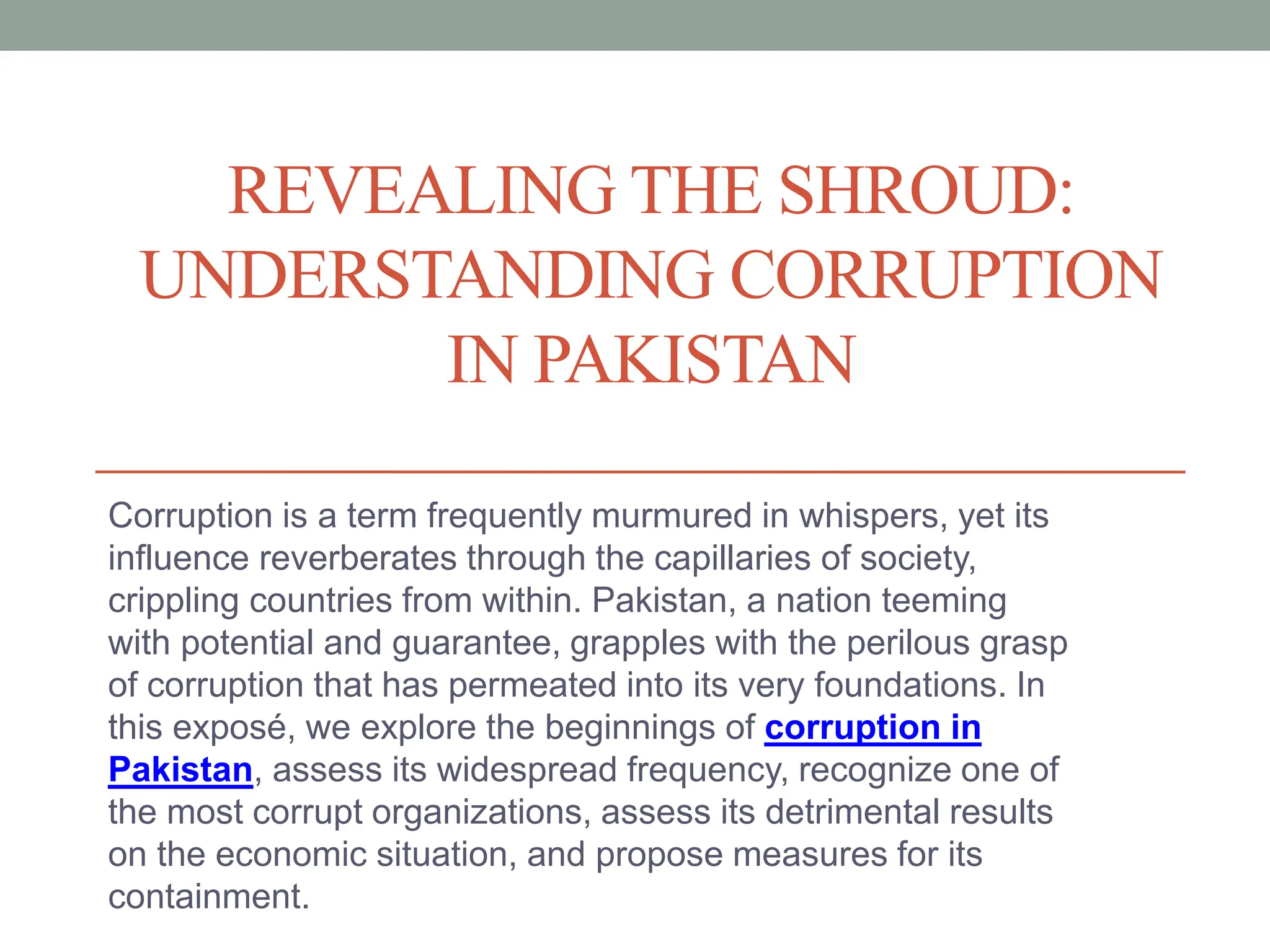 Revealing the Shroud Understanding Corruption in Pakistan.pptx