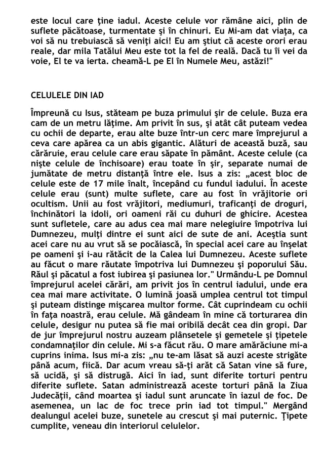 Revelatie divina despre_iad | PDF