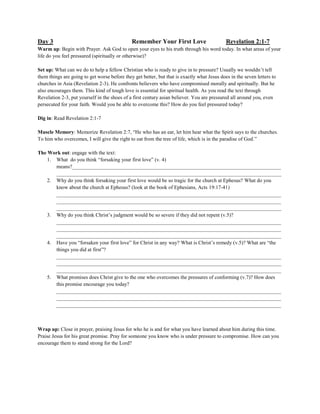 Revelation Devotional | PDF | Christianity | Religion & Spirituality