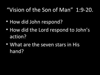 Revelation Week 1 Ppt