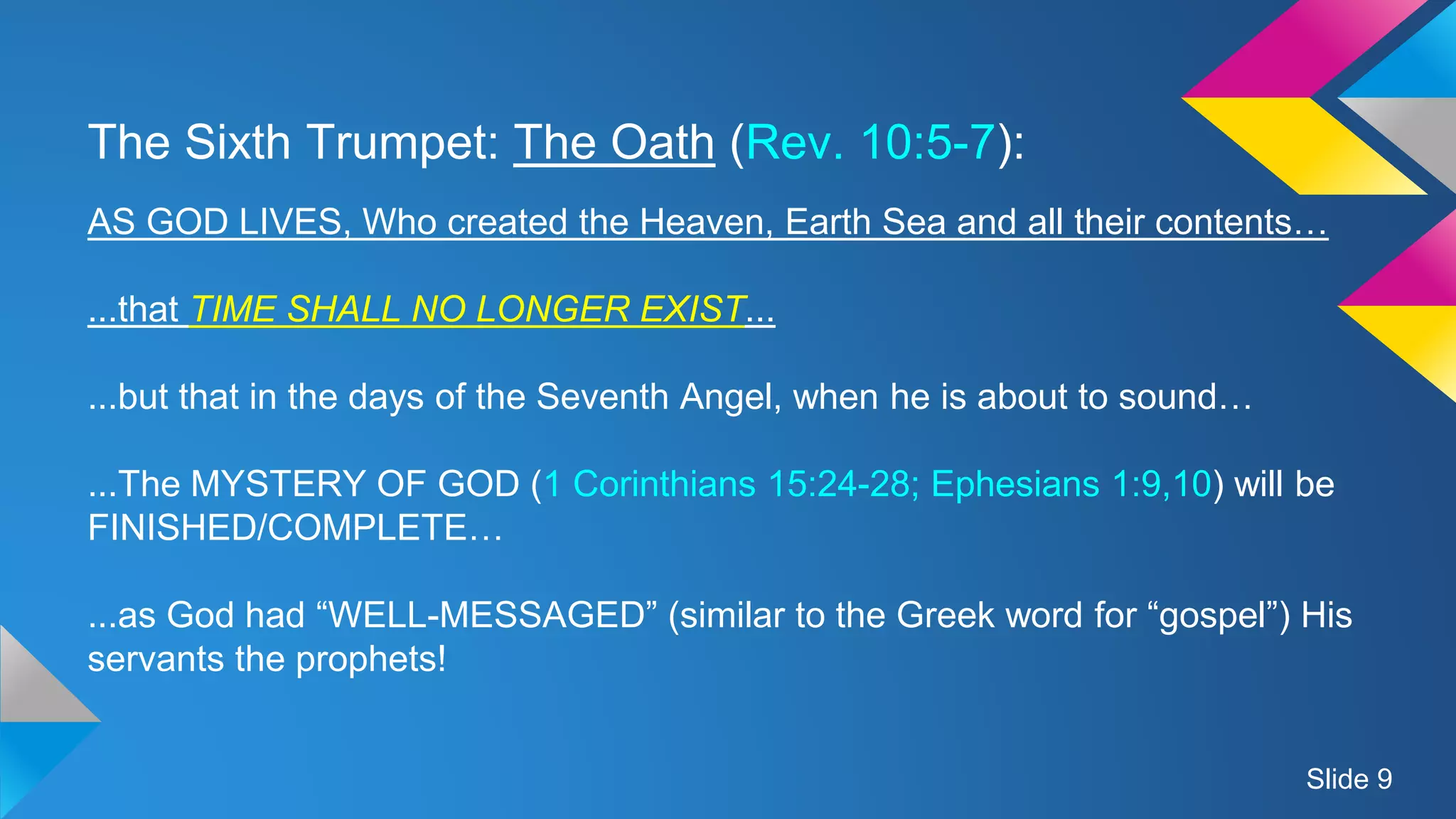 Revelation Chapters 10 & 11 | PPTX