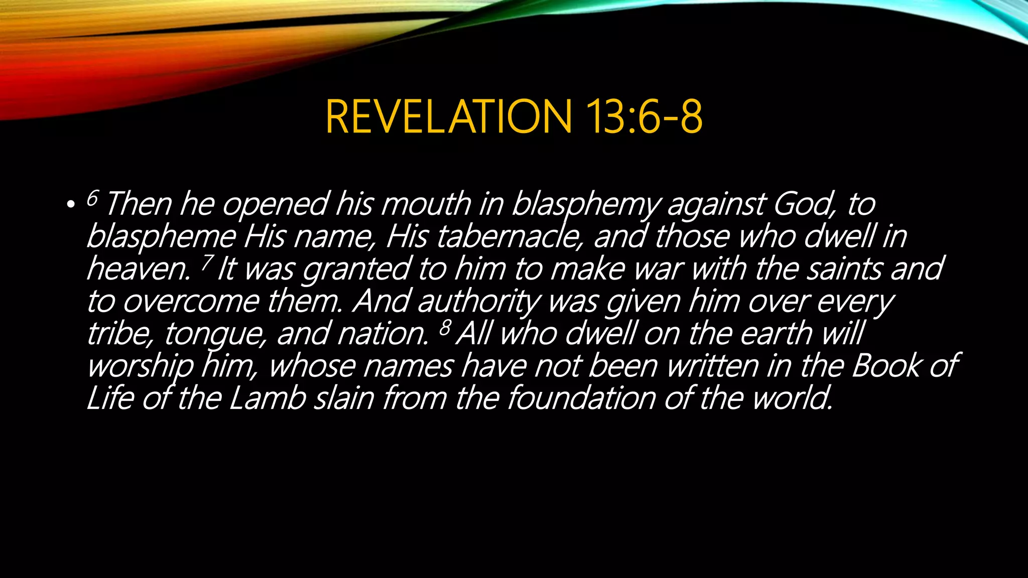 Revelation 12,13,14 | PPTX
