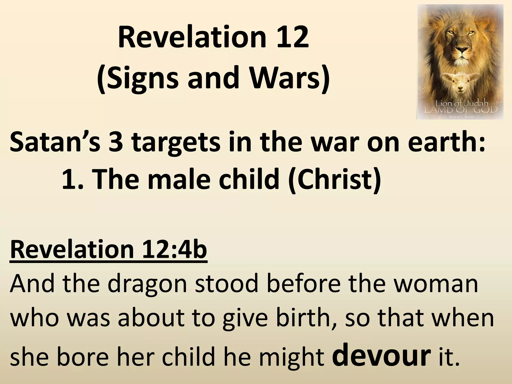 Revelation 12 june 24 2012 sermon slides | PDF