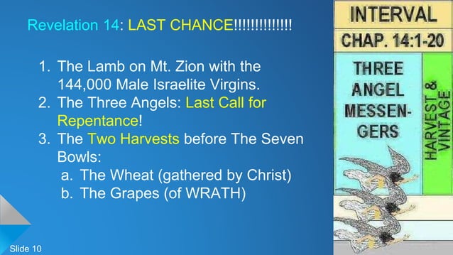 Revelation Chapters 14 & 15 | PPTX