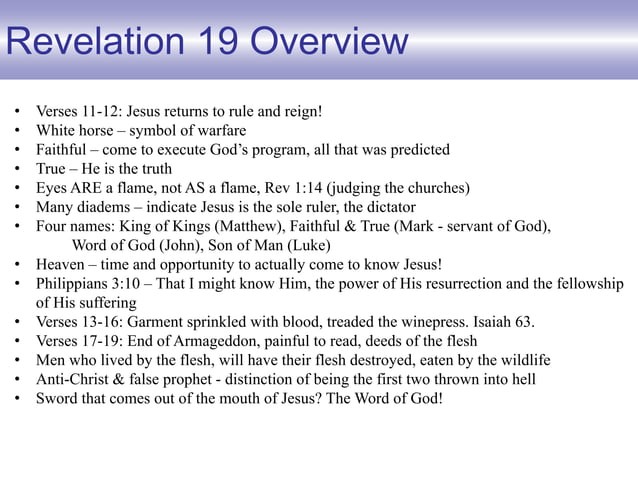 Revelation 19 | PDF