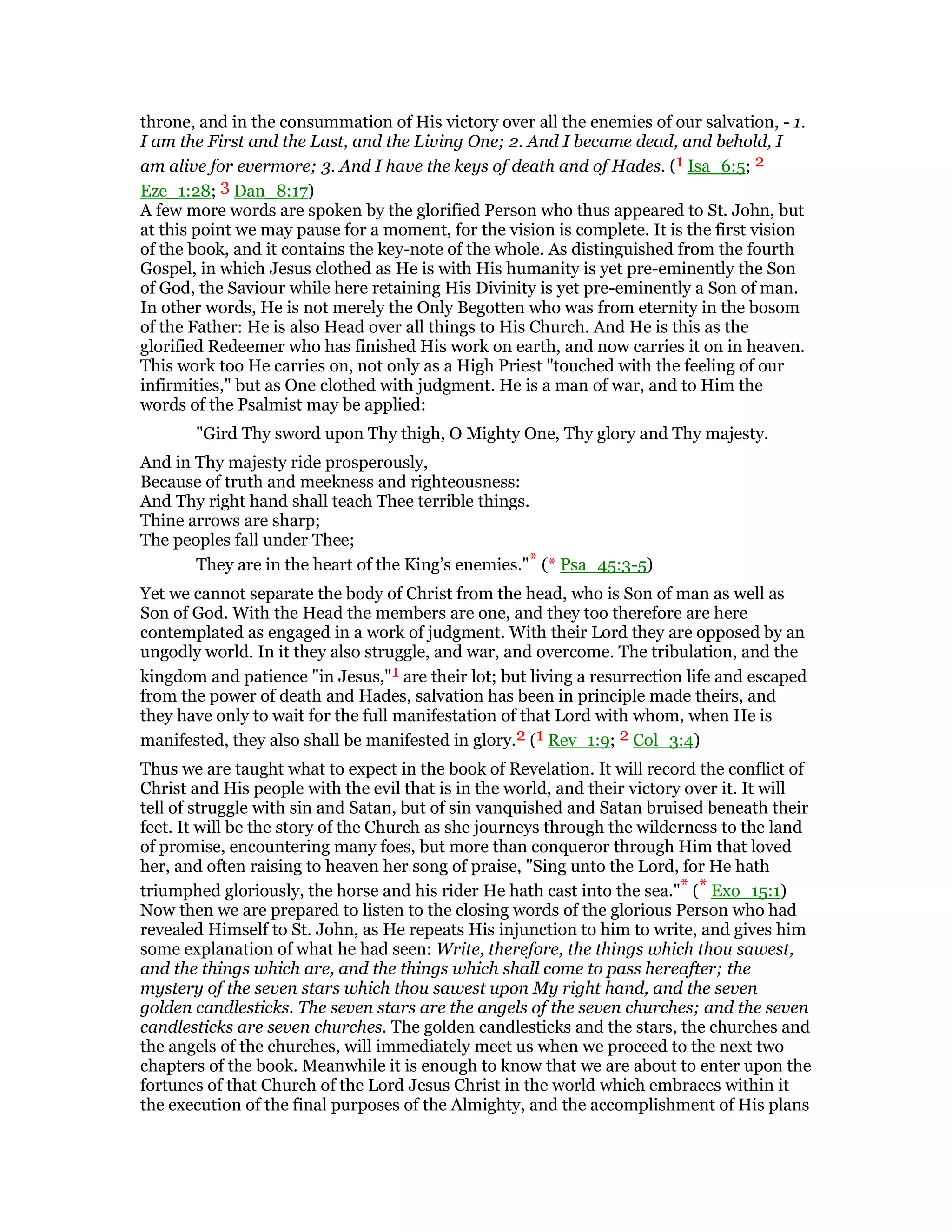 Revelation 1 commentary | PDF