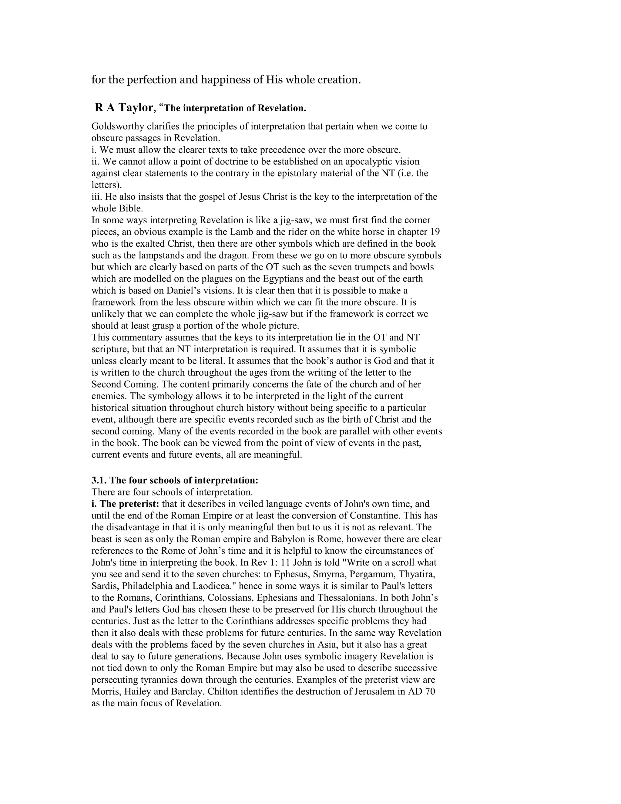 Revelation 1 commentary | PDF