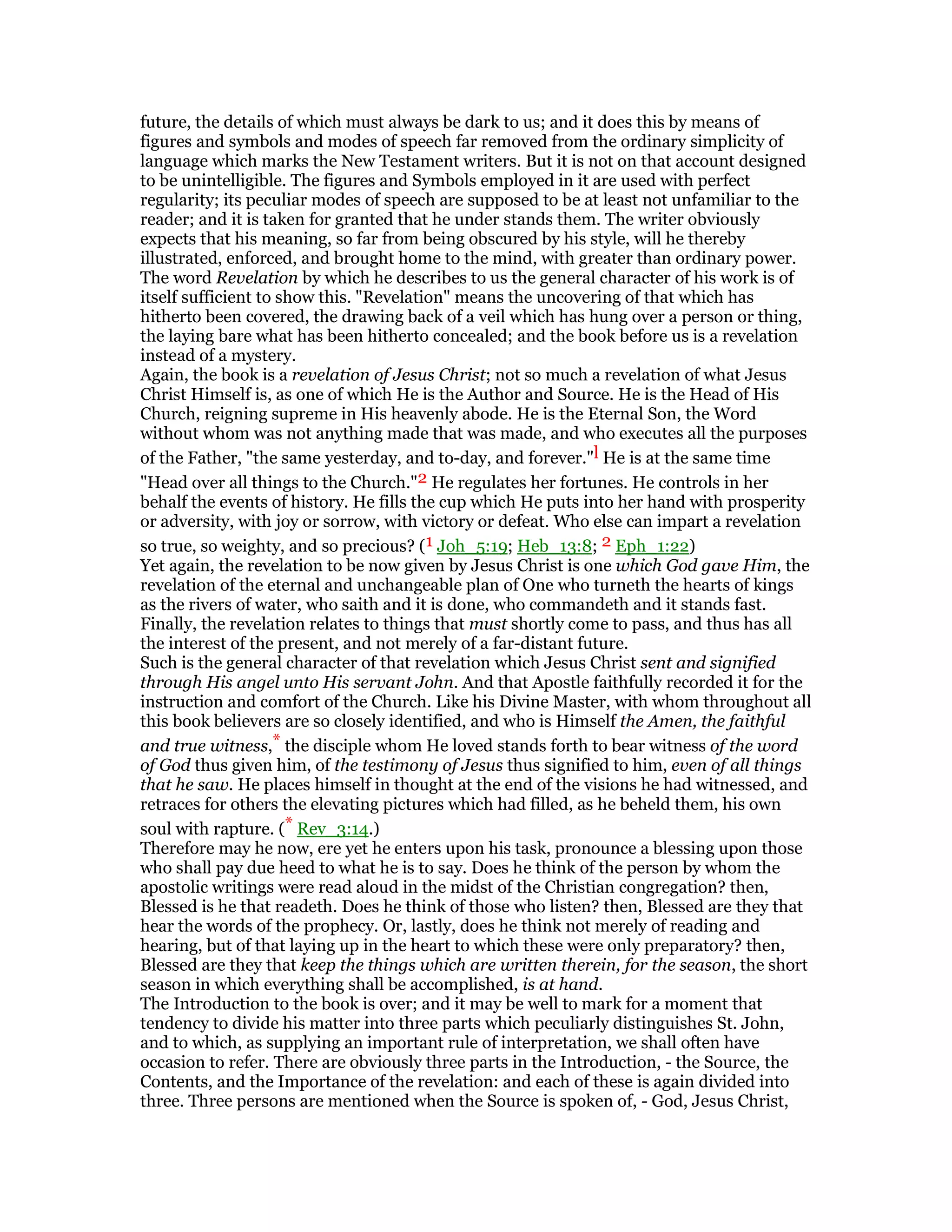 Revelation 1 commentary | PDF