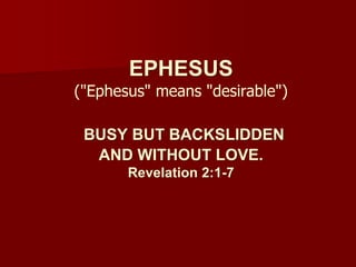 Revelation2-Ephesus.ppt