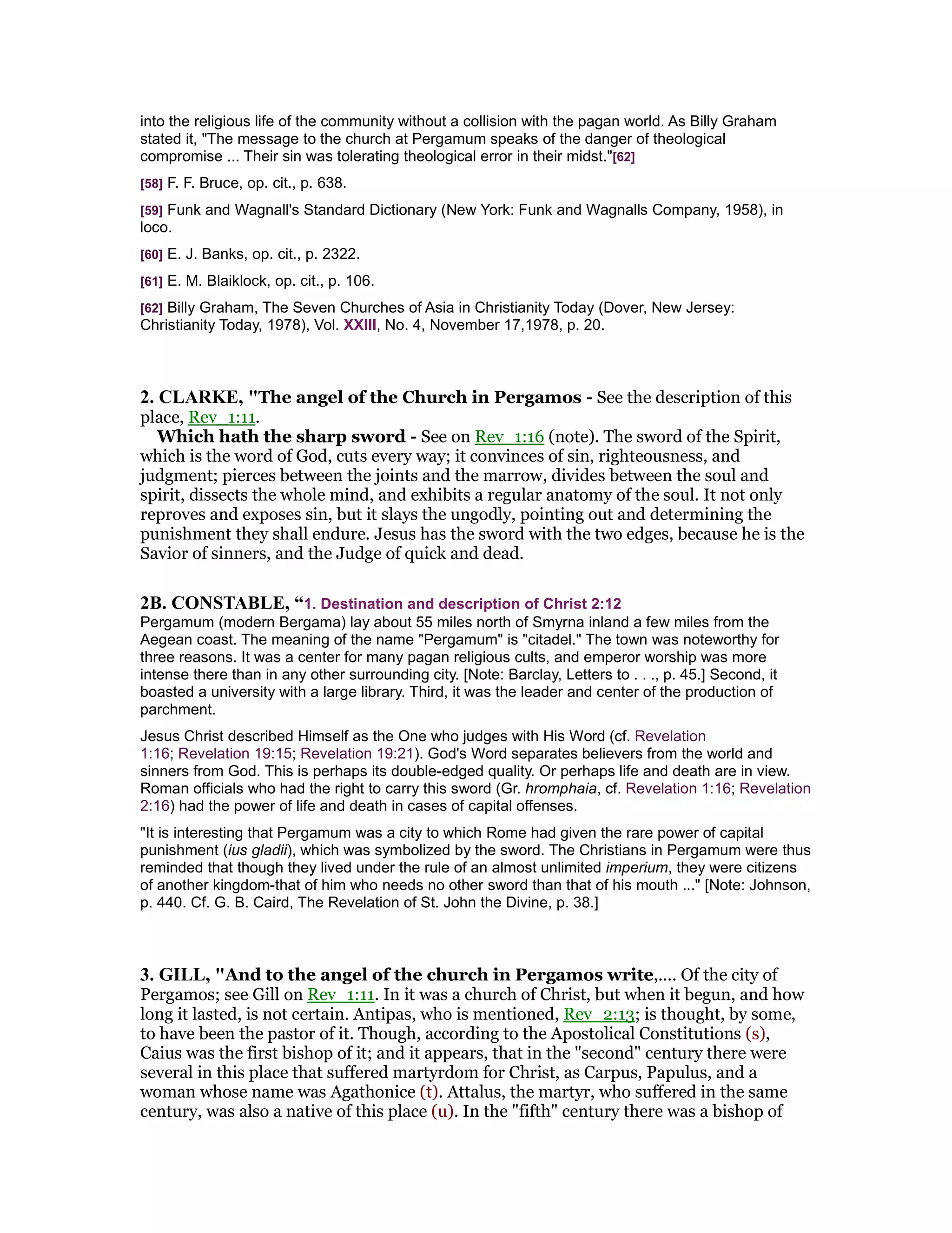 Revelation 2 12 17 commentary | PDF