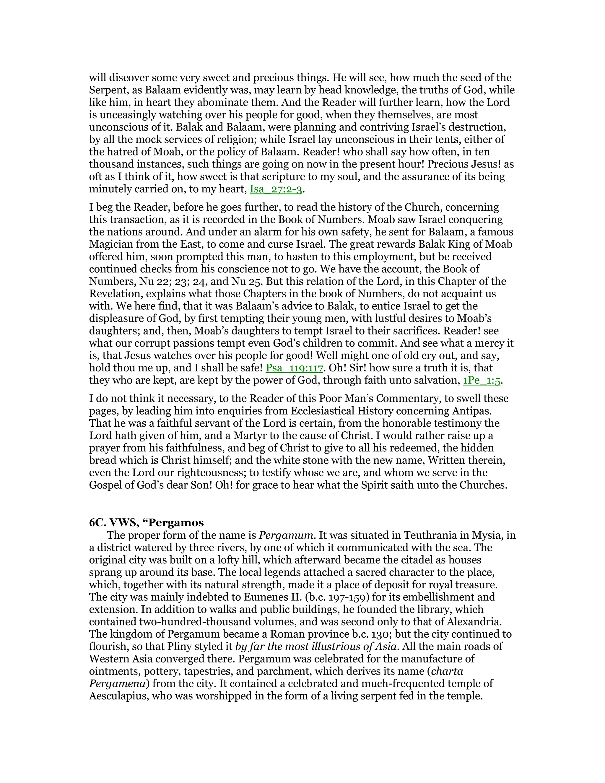 Revelation 2 12 17 commentary | PDF