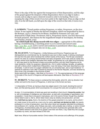 Revelation 2 12 17 commentary | PDF