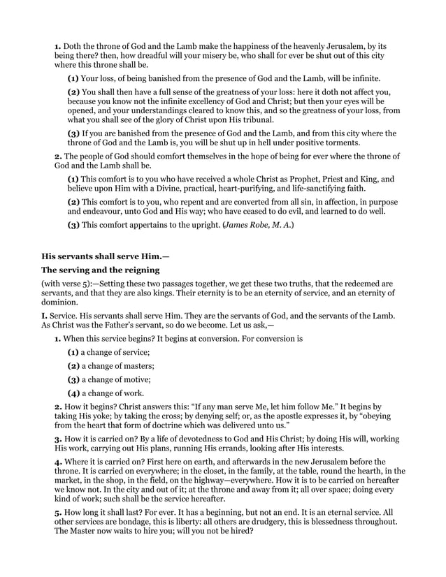 Revelation 22 commentary | PDF