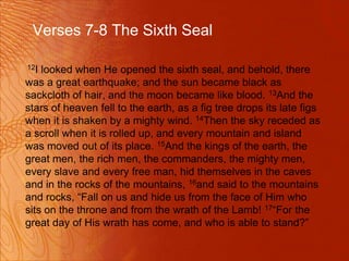 Revelation Chapter 6 | PPTX