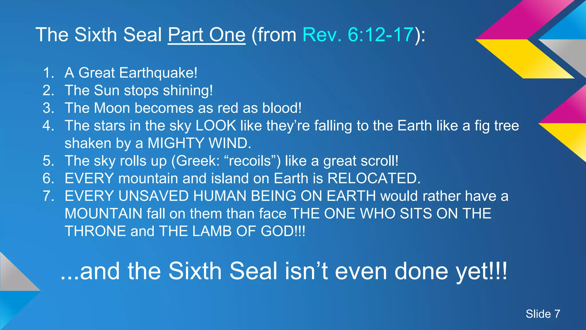 Revelation Chapter 7 | PPTX