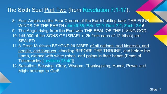 Revelation Chapter 7 | PPTX