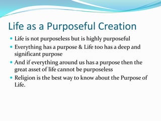 The Purpose of Life | PPTX