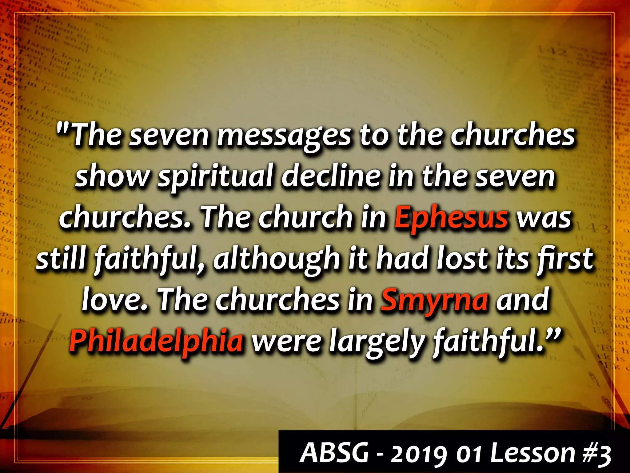 Revelation Bible Study - Jesus messages to the seven churches | PDF