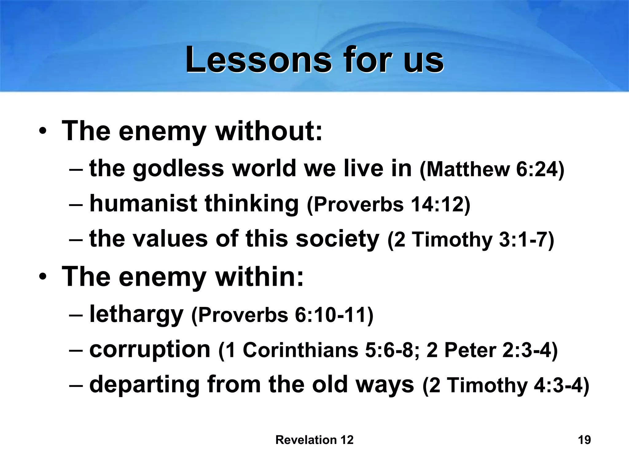 Revelation chapter 12 | PPTX