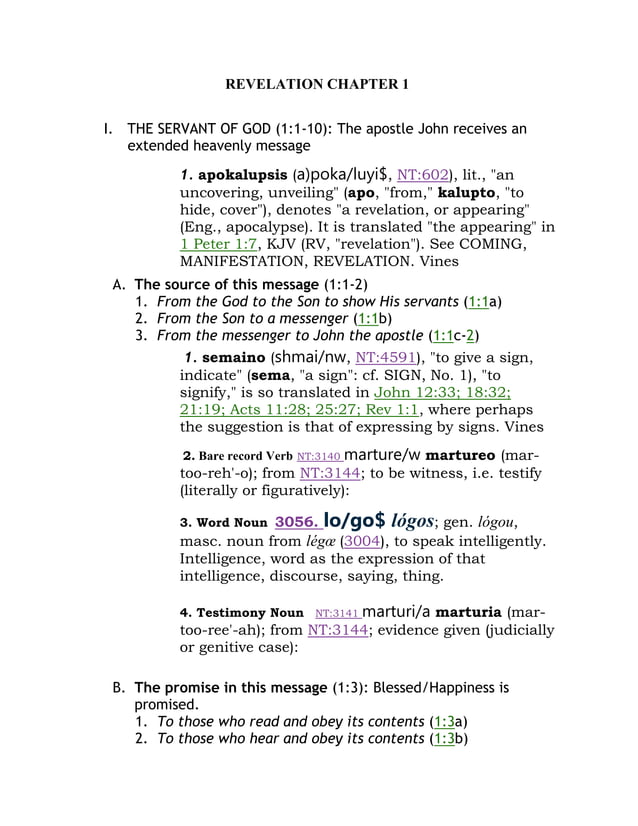 The Revelation Chapter 1 Working Copy.docx