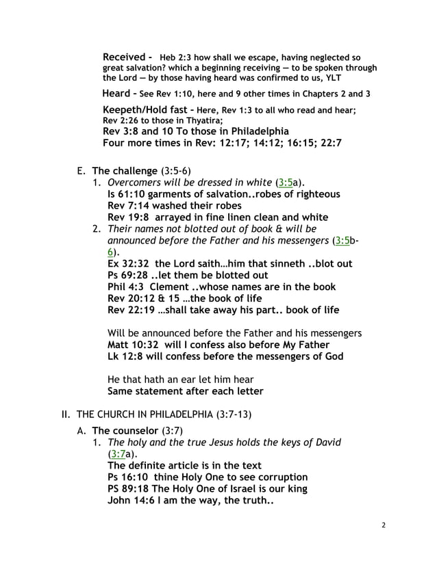 The Revelation Chapter 3 Working Copy Docx