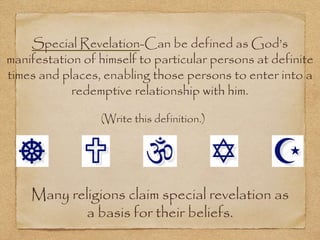General and Special Revelation | PPTX