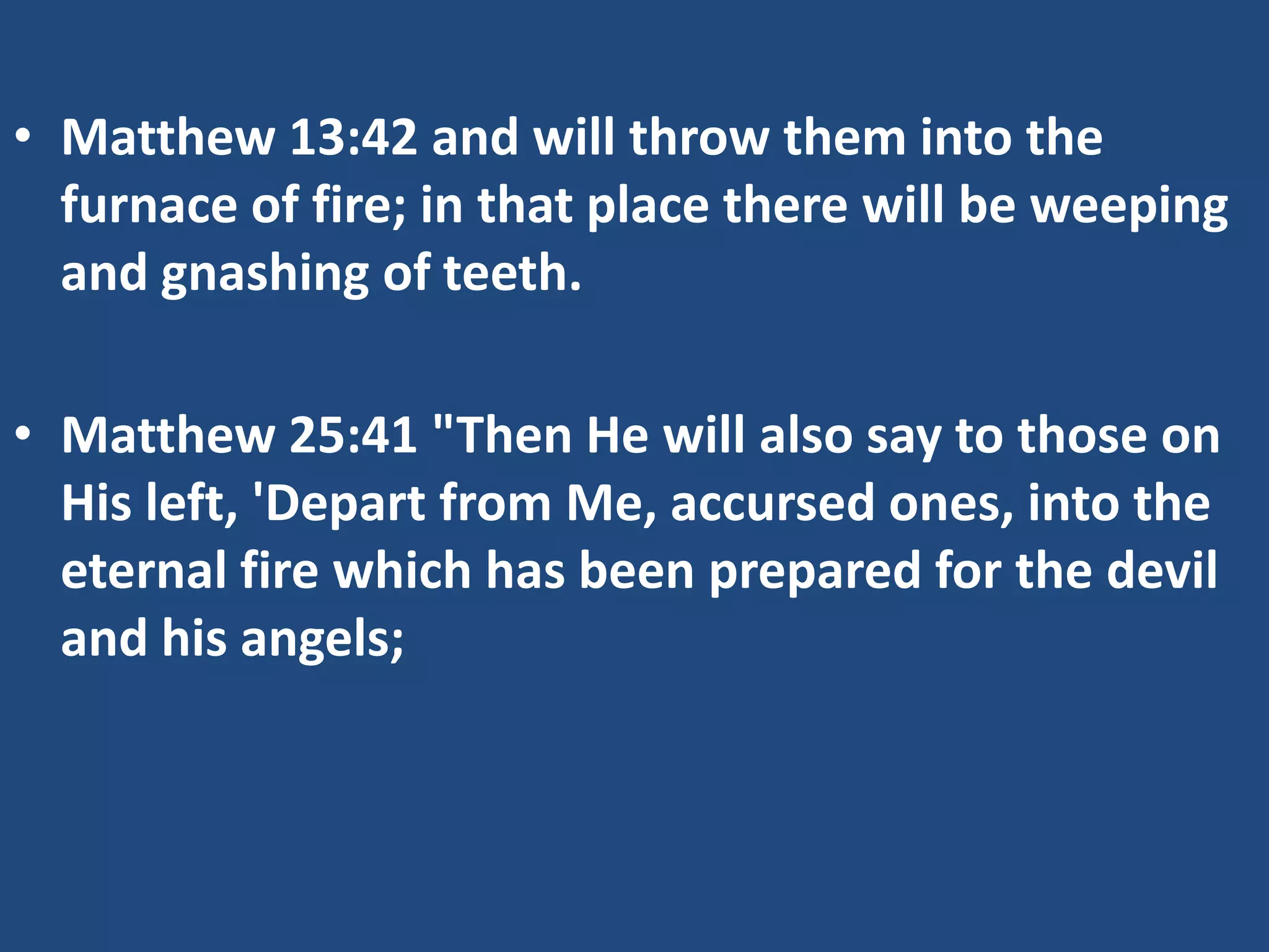 Revelation, Lesson 47, Eternal Judgment Punishment | PPT