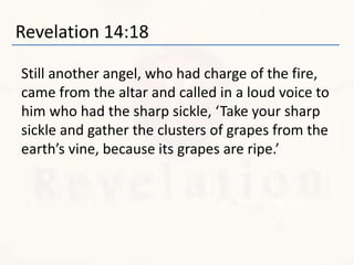 Revelation part 19 (sneak peak revelation 14) | PPTX