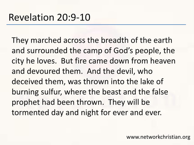 Revelation part 24 (millennial mystery revelation 20) | PPT