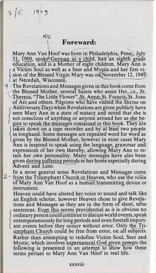 Revelations and-messages-as-given-through-mary-ann-van-hoof-at-necedah ...