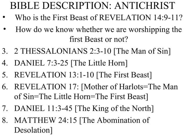 Revelations First Beast | PPT