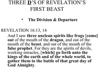 Revelations First Beast | PPT