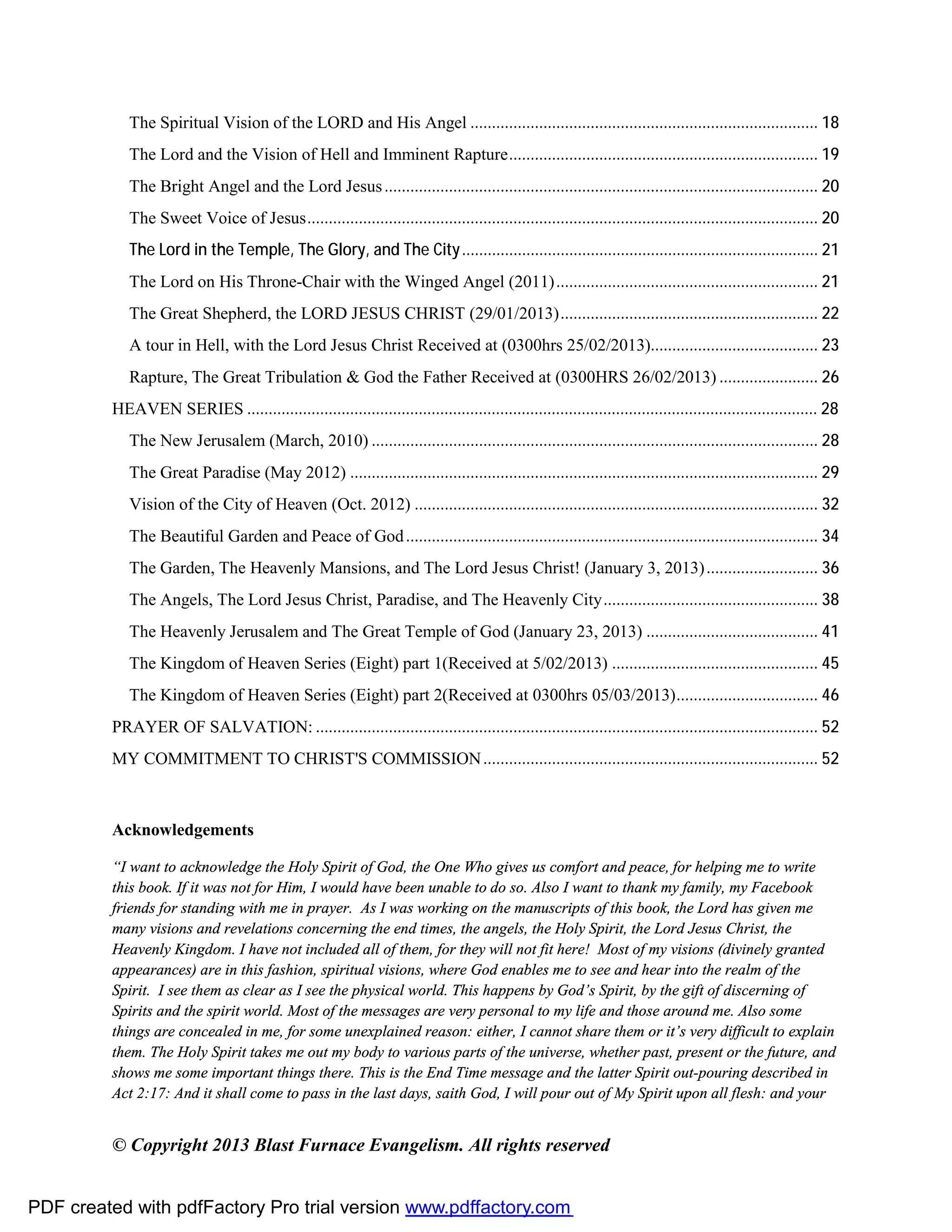 Revelations of-heaven-jesus-angels | PDF