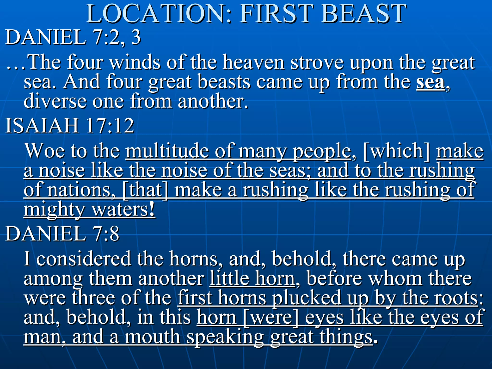 Revelations First Beast | PPT