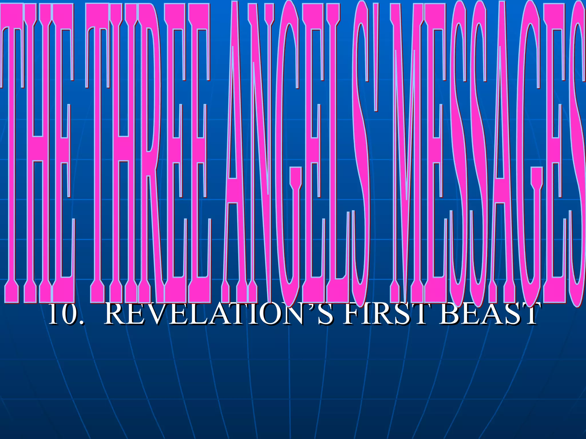 Revelations First Beast | PPT