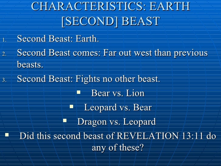 Revelations Second Beast
