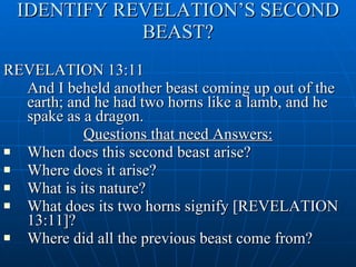 Revelations Second Beast | PPT