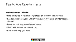 Revelian tests and how to ace them | PPT