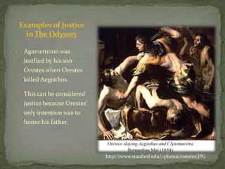 Revenge & justice in the odyssey | PPTX