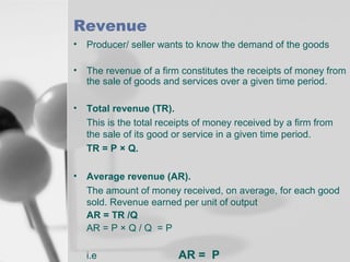 Revenue (eco bms sem 1) | PPT