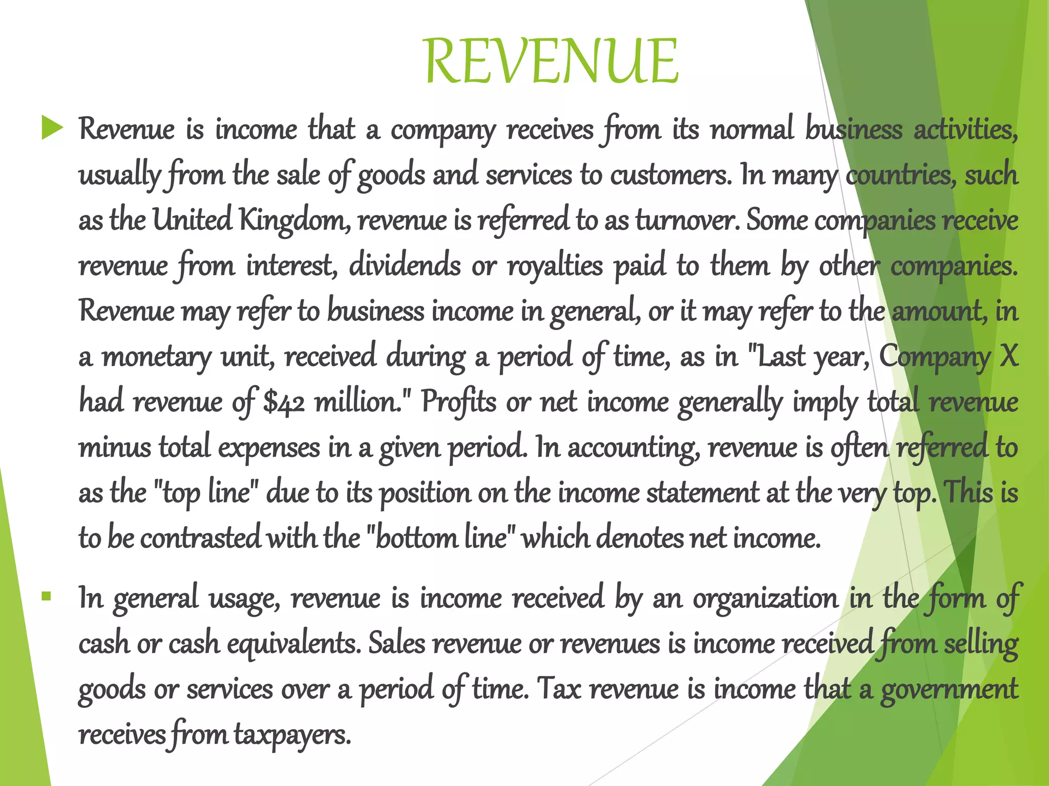 Revenue | PPTX