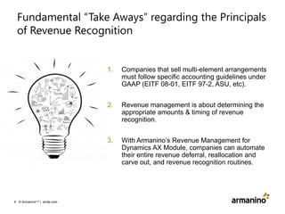 Revenue Recognition Management for Microsoft Dynamics AX | PPT