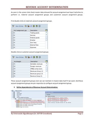 Revenue account determination | DOCX