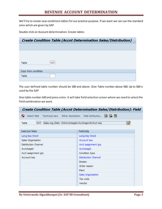Revenue account determination | DOCX