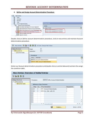 Revenue account determination | DOCX