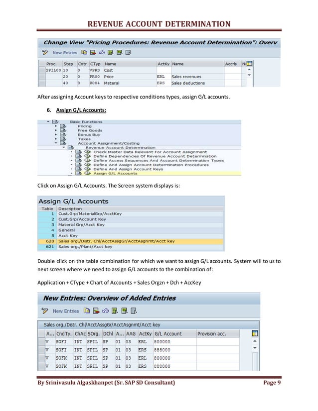 Revenue account determination | DOCX