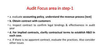 Revenue accounting & audit - Shared.pptx | Business Accounting ...
