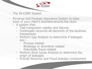 Revenue Assurance & Fraud Management | PPT