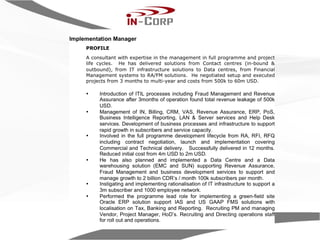Revenue Assurance & Fraud Management | PPT